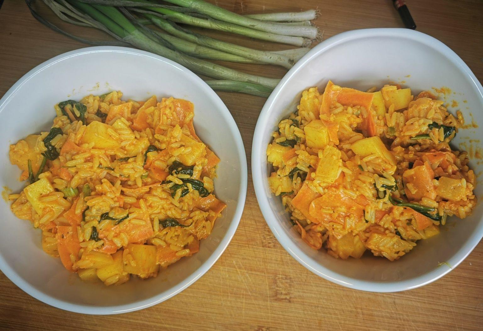 Fruchtiger Curryreis (OnePot) – Snik and tasty